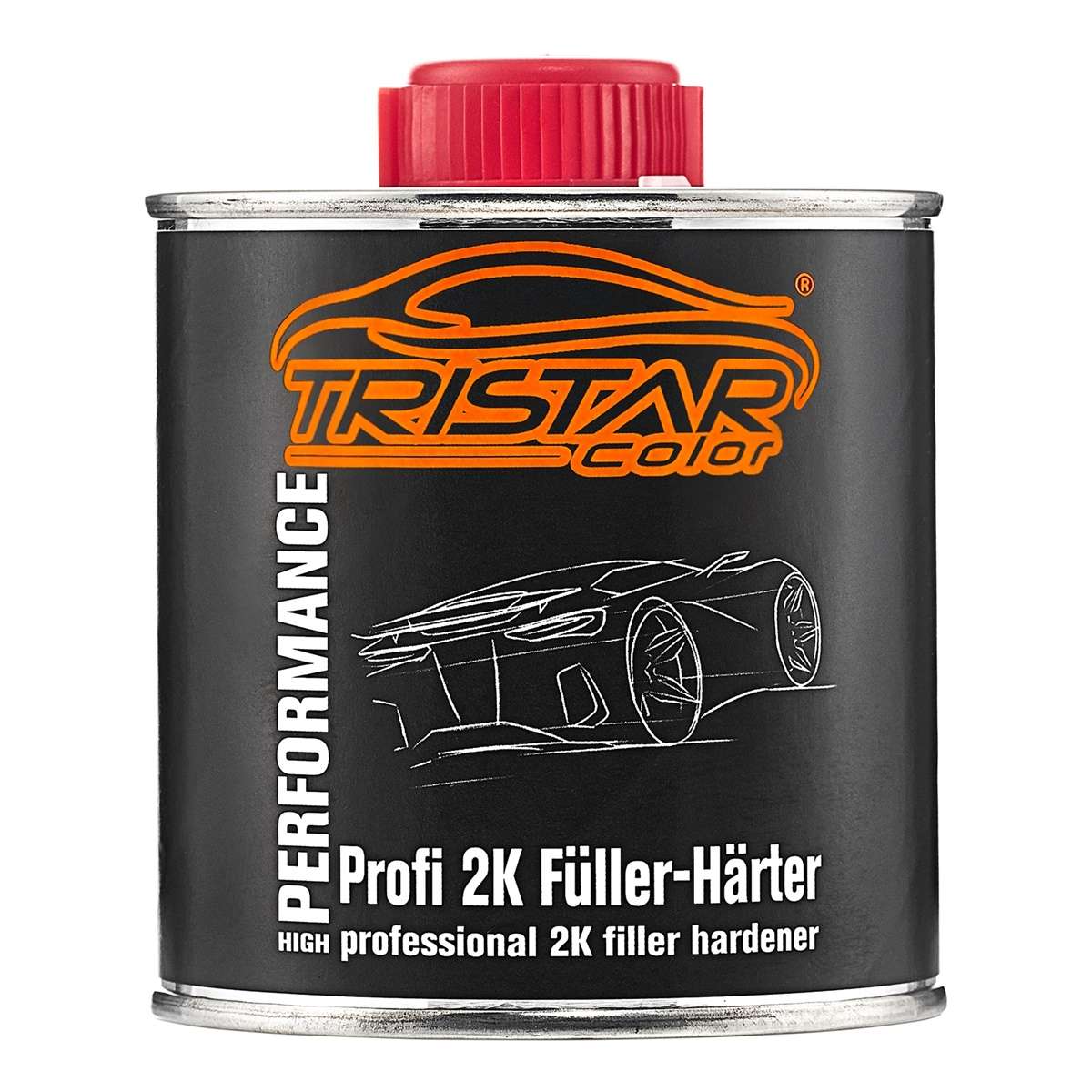 2K High Solid Füller Set / Grundierung für Autolack grau - 1,3 kg Epoxyfüller & Härter ...